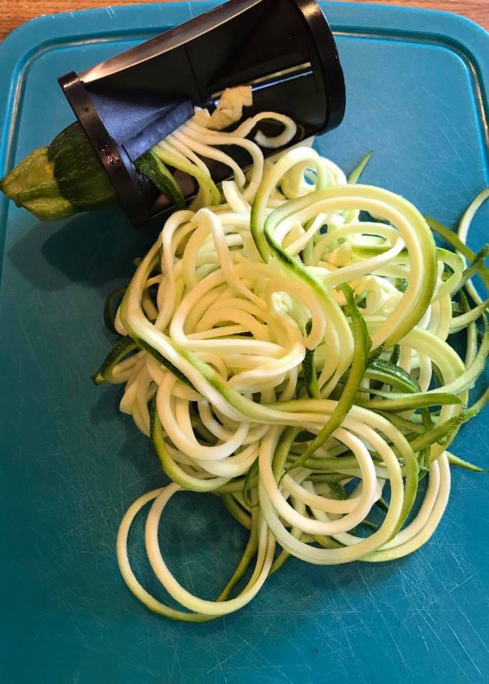 Courgetti with Pesto – The Perishable Cook